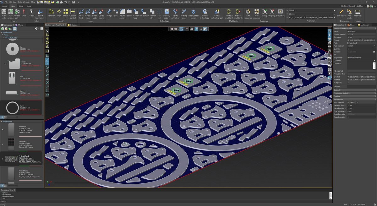 OmniWin - Messer Cutting Systems