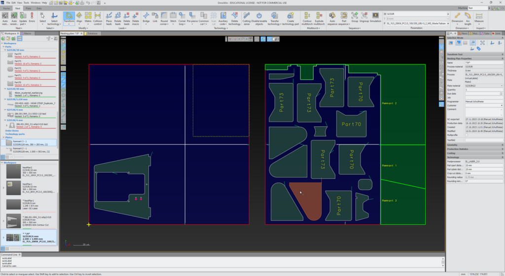OmniWin - Messer Cutting Systems